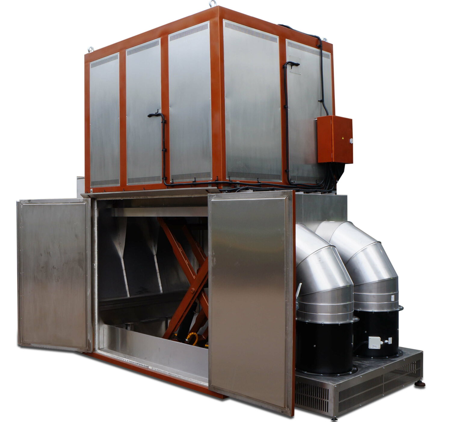 Industrial chamber furnaces with forced air circulation ICO - Heldors